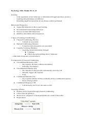 Understanding Learning And Conditioning In Psychology Course Hero