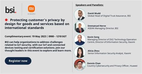 Bsi On Linkedin Iotsecurity Cybersecurity Privacy Bsisingapore