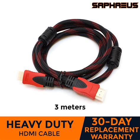 Hdmi Cable 3 Meters 14version High Speed Hdtv Cable 3meters Lazada Ph