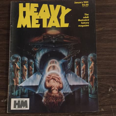 Heavy Metal January 1982 Heavy Metal Comic Metal Magazine Heavy