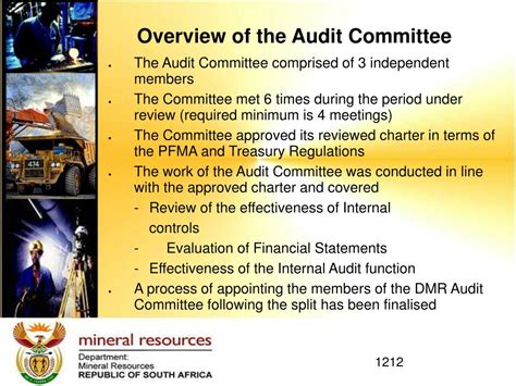 Audit Committee Presentation Template