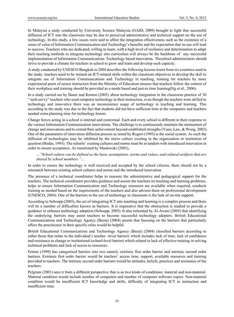 Factors Affecting School Admin Choices In Adopting Ict Tools Pdf