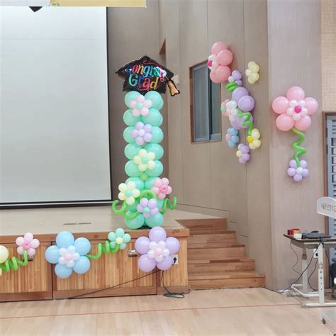 서울원당초 졸업식 풍선장식 학교풍선장식 풍선아치 Partyndeco 파티앤데코