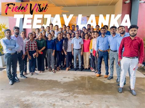 Teejaylanka Fieldvisit Industrialexposure Gratitude