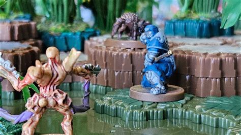 Learn Heroscape Jungle Palm Tree Underbrush Swamp Water Shadow And Rock Outcropping Rules