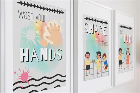 Classroom Rules Preschool Digital Classroom Rules Posters Printable Classroom Management