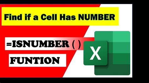 How To Use Isnumber Function In Excel Check Given Cell Value Is Text Or Number L My Excel