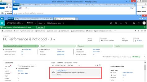 Dynamics Crm 365 Oob Workflow To Send Email Notification Learn With Me