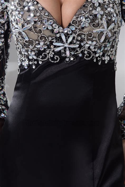 Sexy Black Long Sleeve Formal Dress Evening Gown TheCelebrityDresses