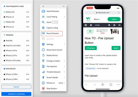 record your live test session browserstack docs