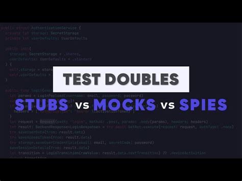 📱ibrahima Ciss On Linkedin Test Doubles Stubs Vs Mocks Vs Spies