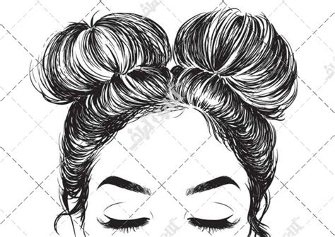 وکتور مدل مو آرایشگاه زنانه