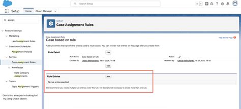 how to create salesforce assignment rules advanced communities