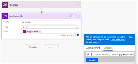 power apps guide how to retrieve and display the session id from