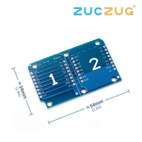【kamdss015】double Socket Dual Base Shield For Wemos D1 Mini Nodemcu Esp8266 Diy Pcb D1 Expansion