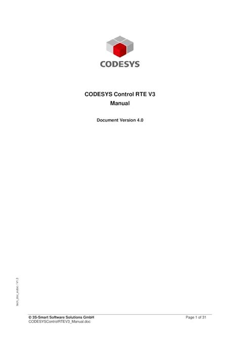 Pdf Codesyscontrolrtev3 Manual 01 Dokumentips