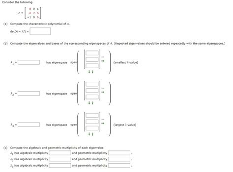 solved consider the following a 8 0 1 6 7 6 1 0 6 a