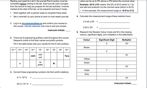 Solved Starting Next Week For Lab The Pre Lab Part A Chegg Com