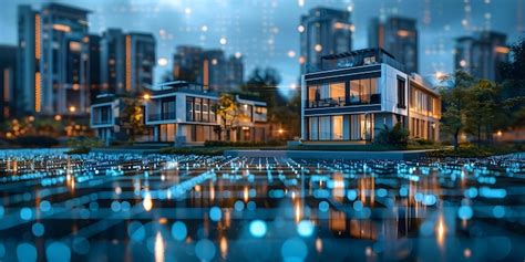 Advanced Platform For Managing Properties With Digital Listings And Visual Projections Concept