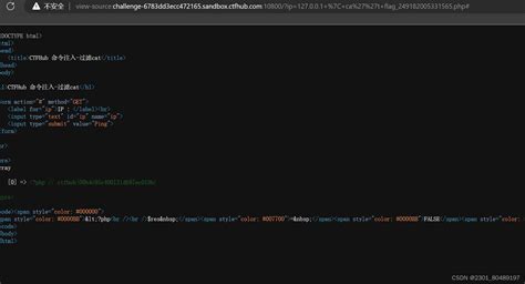 Ctfhub—rce 通关笔记ctfhubrec Csdn博客