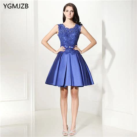 Royal Blue Satin Cocktail Dress Dresses Images 2022