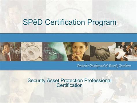 Ppt Sped Certification Program Powerpoint Presentation Free Download Id 965764