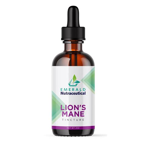Private Label Lions Mane Tincture Lions Mane Mushroom Extract Emerald Nutra