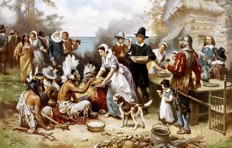 ‘they Knew They Were Pilgrims Mayflower Landing On Plymouth Rock