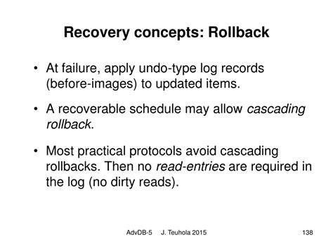 PPT Database Recovery Techniques PowerPoint Presentation Free Download ID