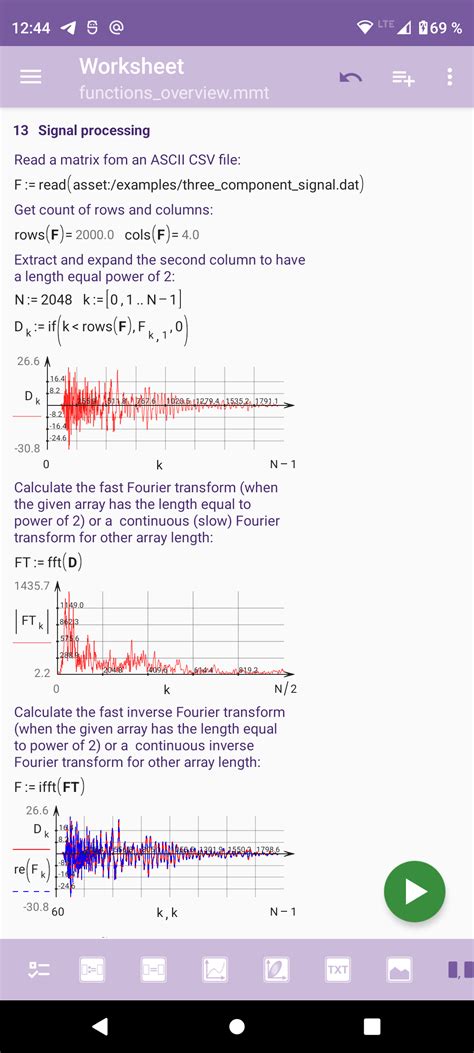 Add Direct And Inverse Fast Fourier Transform Issue Mkulesh MicroMathematics GitHub