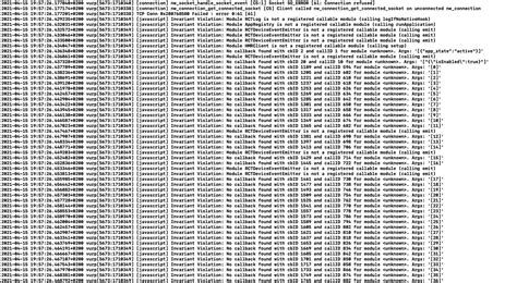 Ios Module Rctlog Is Not A Registered Callable Module Module Appregistry Is Not A Registered