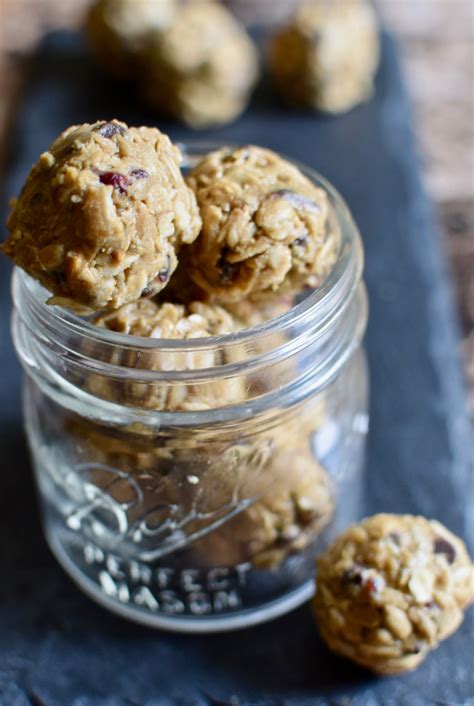 Vegan Nut Free Oat Balls Healthy Vegan Snack Recipe