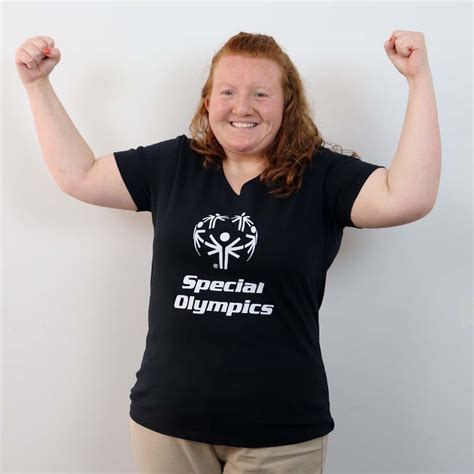 Special Olympics V Neck T Shirt Special Olympics Shop