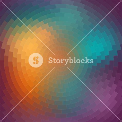 Retro Pattern Of Geometric Shapes Colorful Mosaic Banner Geometric Hipster Retro Background