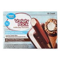Great Value Neapolitan Ice Cream Sandwiches 42 Oz 12 Pack