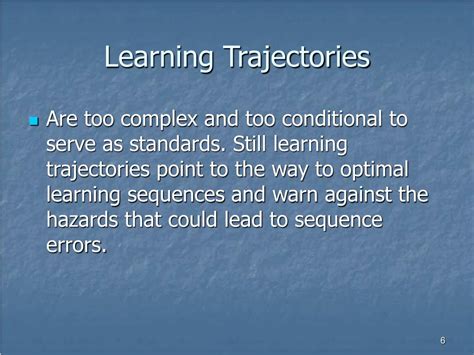 Ppt Learning Trajectories In Mathematics Powerpoint Presentation