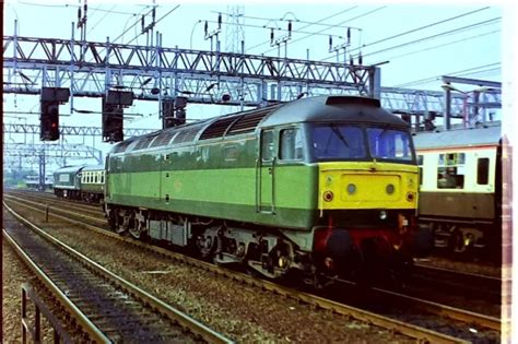 35mm Railway Colour Negative Class 47 488 At Crewe £1 95 Picclick Uk