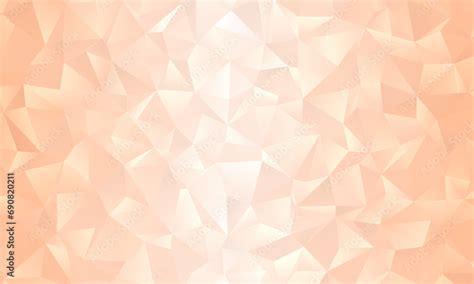 peach color gradient low poly triangle pattern background 2024 color