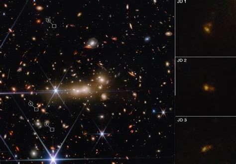 James Webb Space Telescope Photos Show Massive Galaxy Cluster Bending ...
