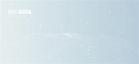 Premium Vector Big Data Visual Information Background Social Network Concept Connection Vector