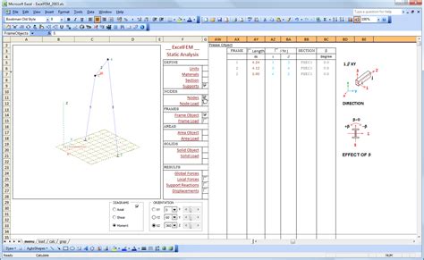Excelfem 3d For Excel 2003