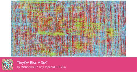 780 Tinyqv Risc V Soc Quicker Easier And Cheaper To Make Your Own Chip