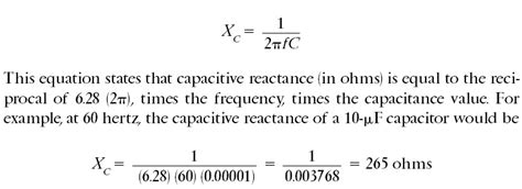 Capacitive Reactance Basic Electronics
