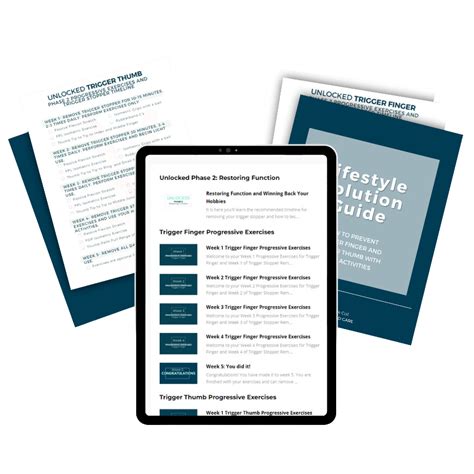 Unlocked Trigger Finger And Trigger Thumb Virtual Hand Care