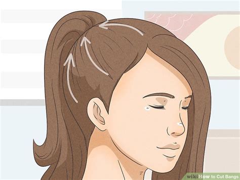 Ways To Cut Bangs WikiHow Ways To Cut Bangs WikiHow