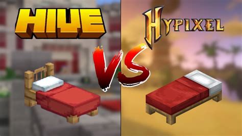 hive vs hypixel bedwars youtube