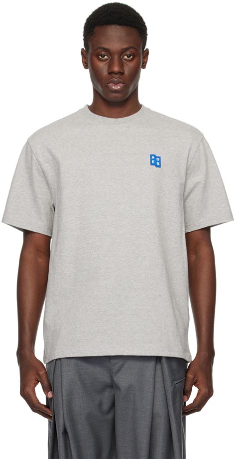 ader error gray patch t shirt ader error