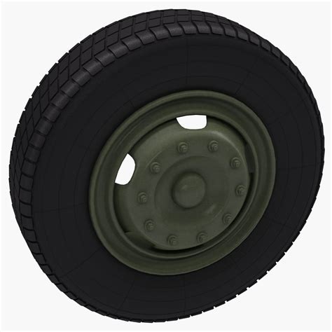 Truck Wheel 3d Model 10 3ds Fbx Max Obj Free3d