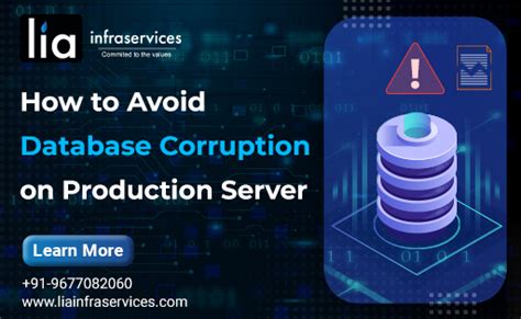 how to avoid database corruption on the production server blog
