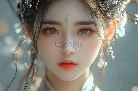 아름다운 중국 소녀 이미지